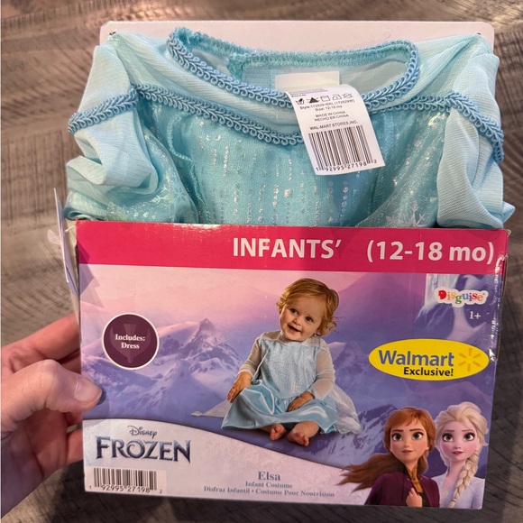 Disney | Costumes | Disney Frozen Elsa Infant Costume Size 218 Months ...